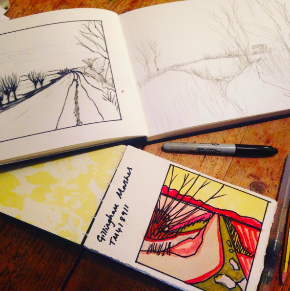 Drawing with Sharpies – Sarah Cannell Artist